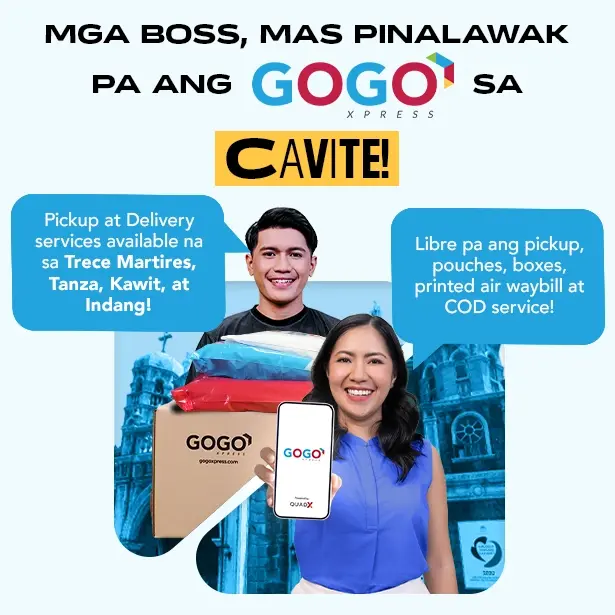 Nationwide Delivery | No COD Fees | Choose GoGo Xpress!